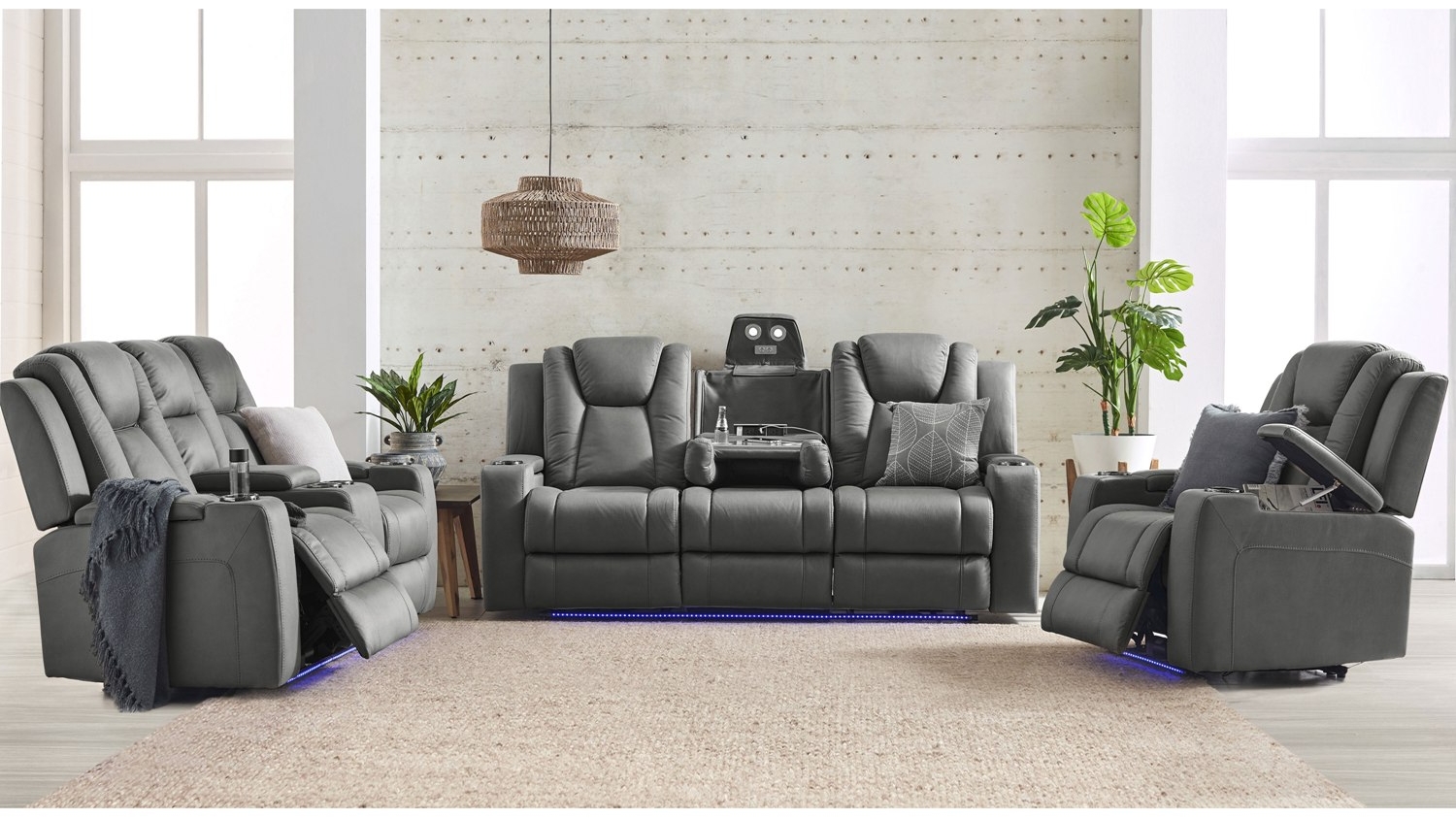 Whitehaven fabric recliner sofa store