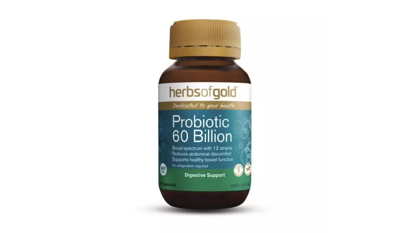 Herbs of Gold Probiotic 60 Billion Supplement - 60 Capsule | Harvey Norman