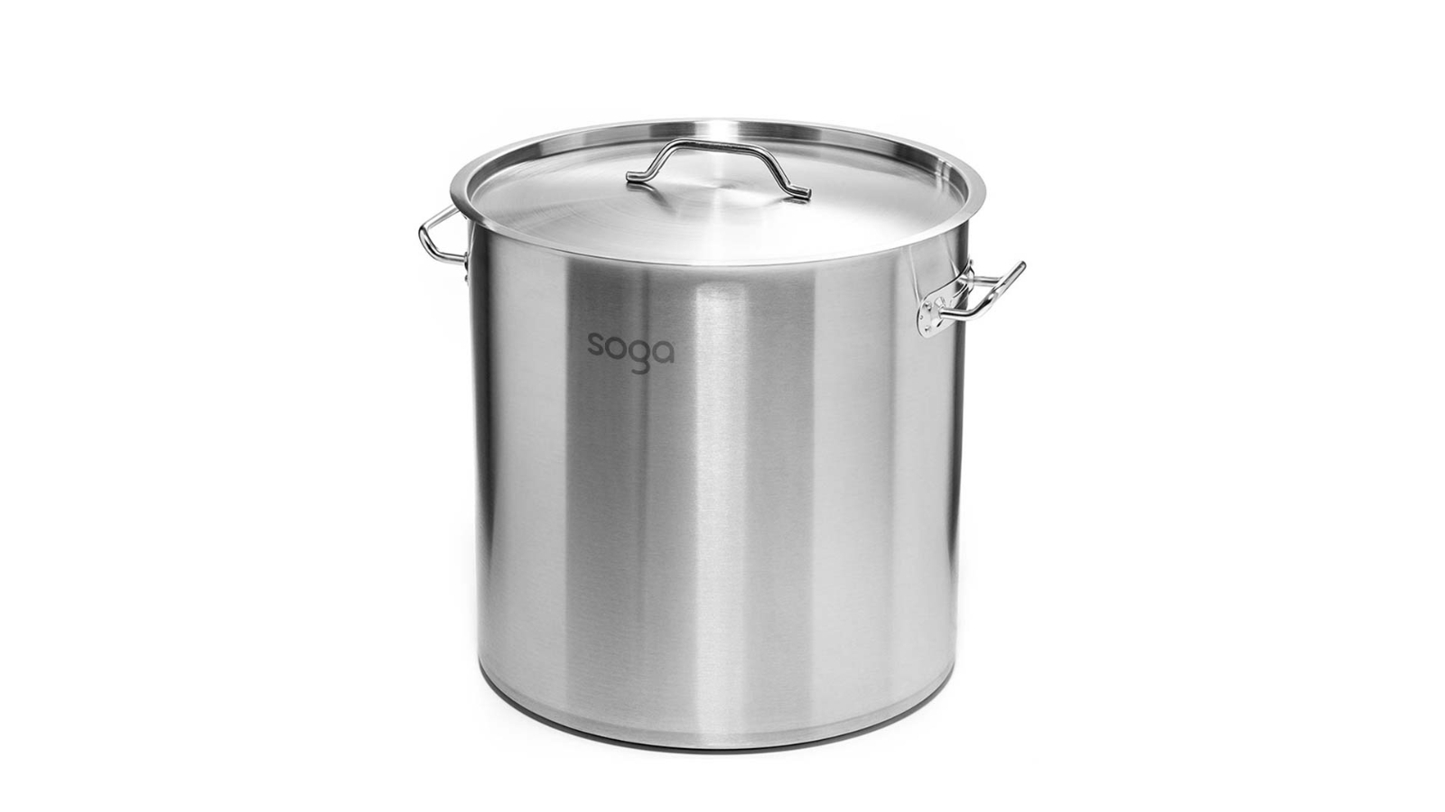 SOGA Stock Pot 143L Top Grade Thick Stainless Steel Stockpot 18/10 ...