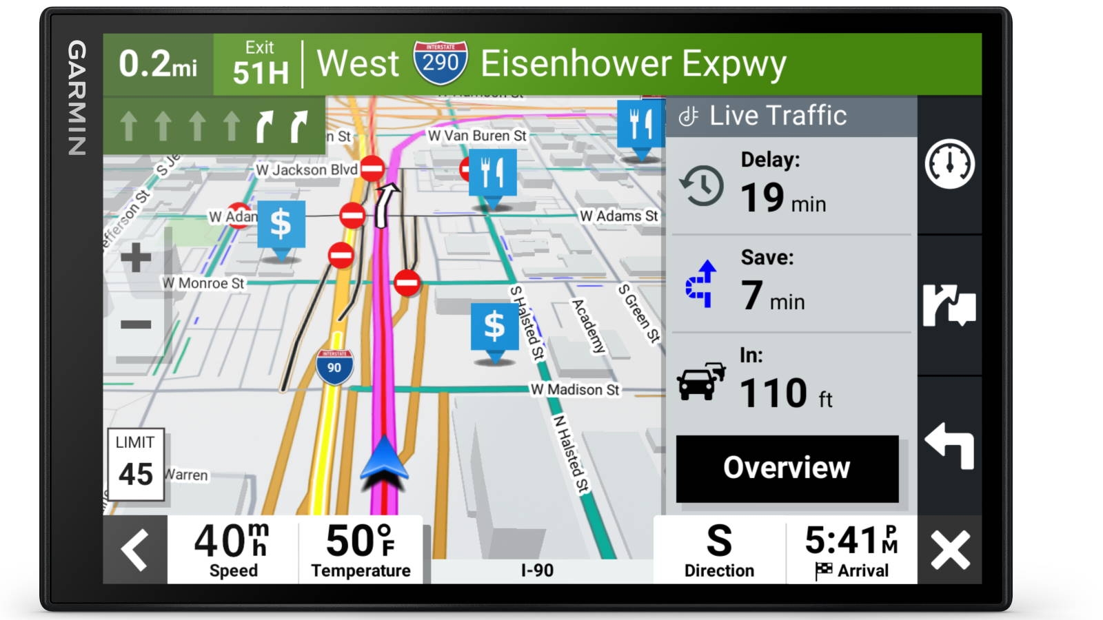 Garmin DriveSmart 86 8-inch GPS Navigator | Harvey Norman