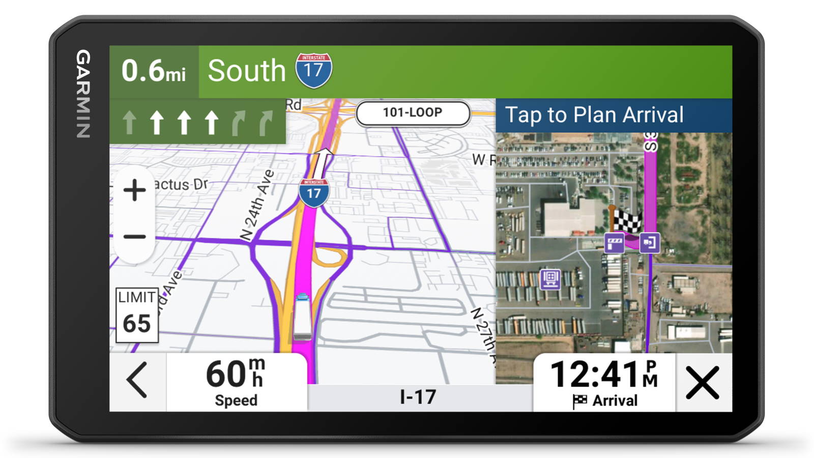 Garmin dezl LGV720 7-inch GPS Truck Sat Nav | Harvey Norman
