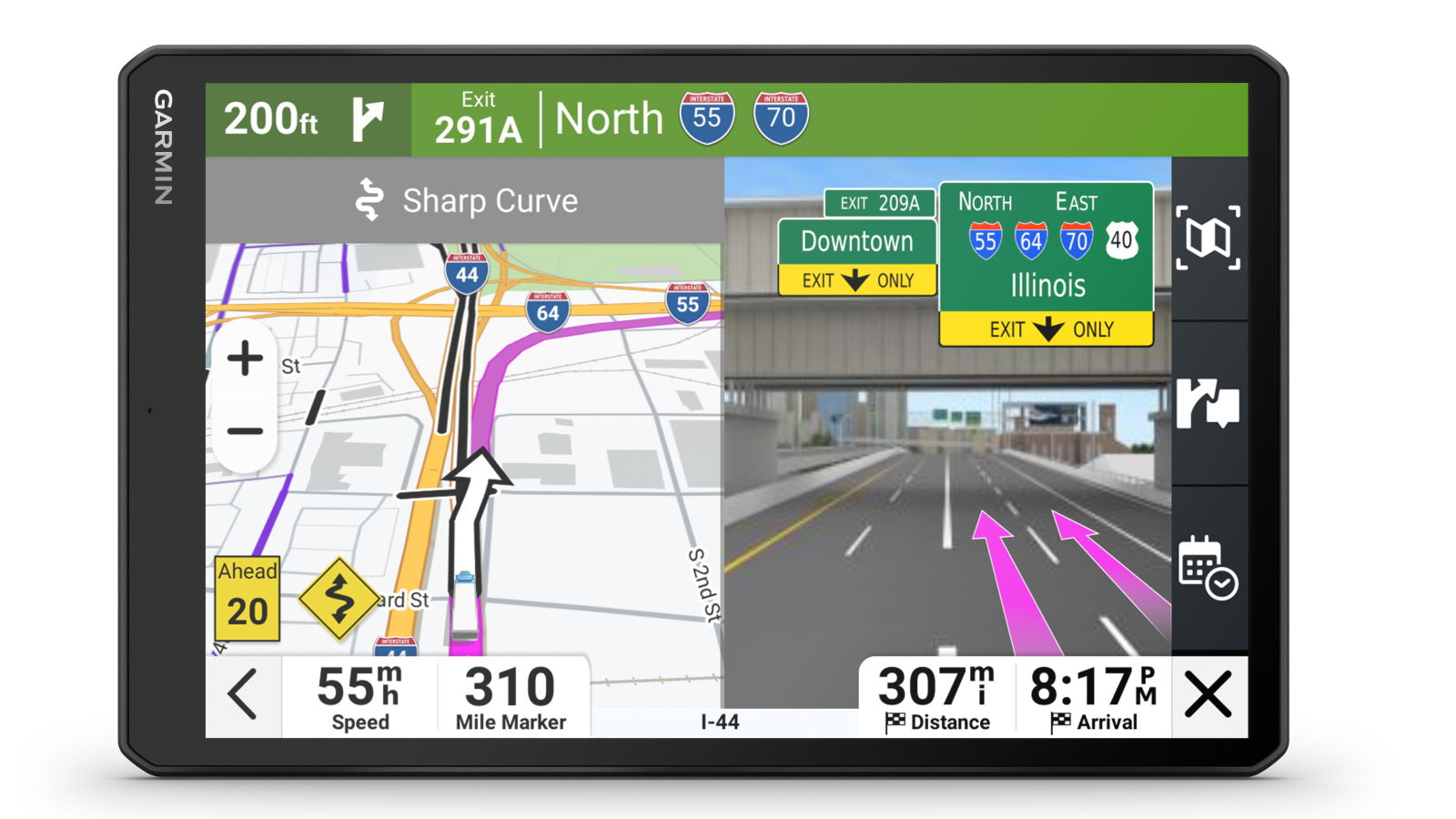 Garmin dezl LGV1020 10-inch GPS Truck Sat Nav | Harvey Norman