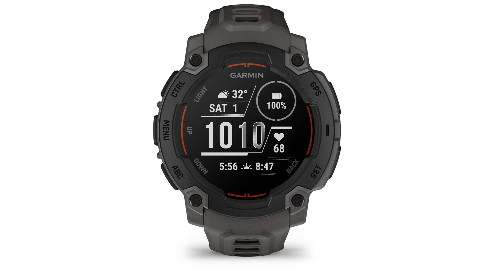 Garmin Instinct E 45mm Rugged GPS Smart Watch - Black with Charcoal ...