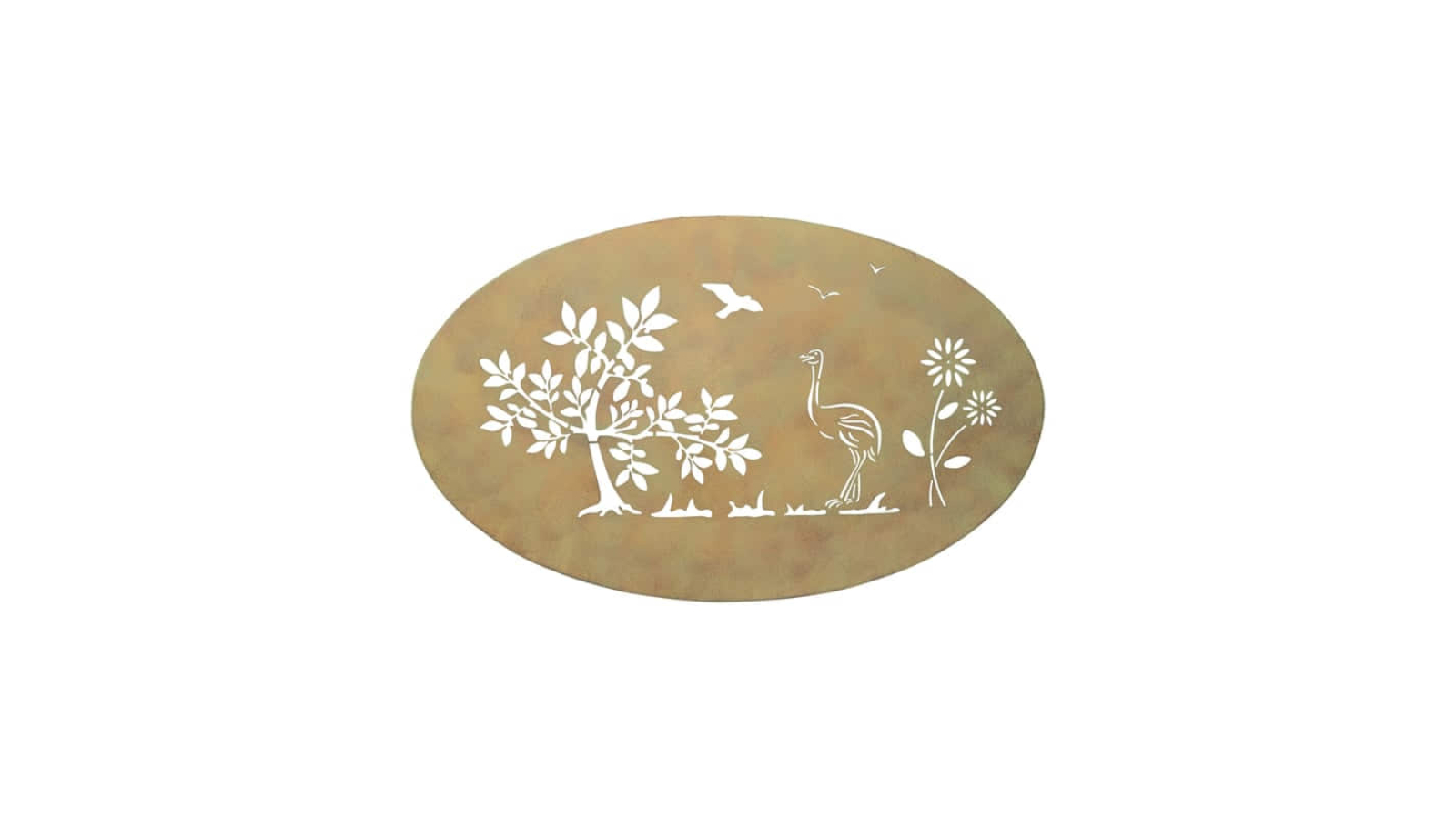 High St. Oval with Emu Laser-Cut Wall Art | Harvey Norman