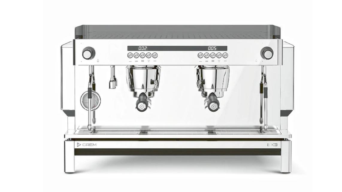 Expobar CREM Espresso Machine EX3 Group 2 Coffee Machine - White ...