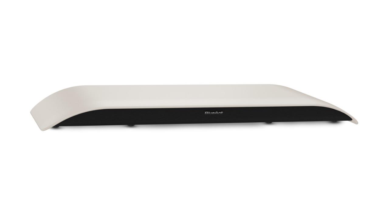 BlueAnt SoundBlade Under Monitor SoundBar - White | Harvey Norman