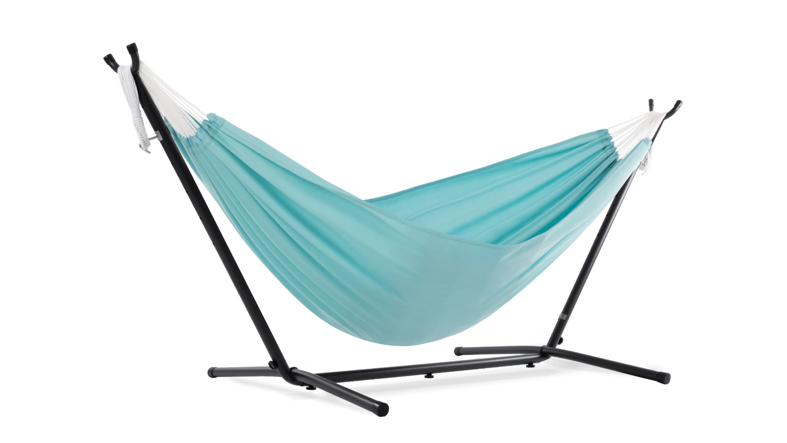 Vivere 280cm Polyester Hammock Combo - Aqua | Harvey Norman