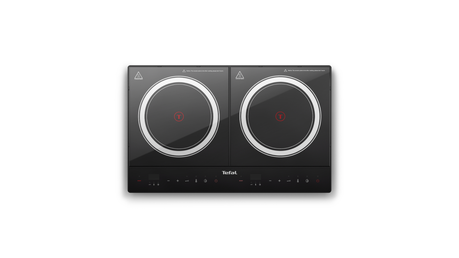 Tefal Dual Express Induction Hob - Black | Harvey Norman