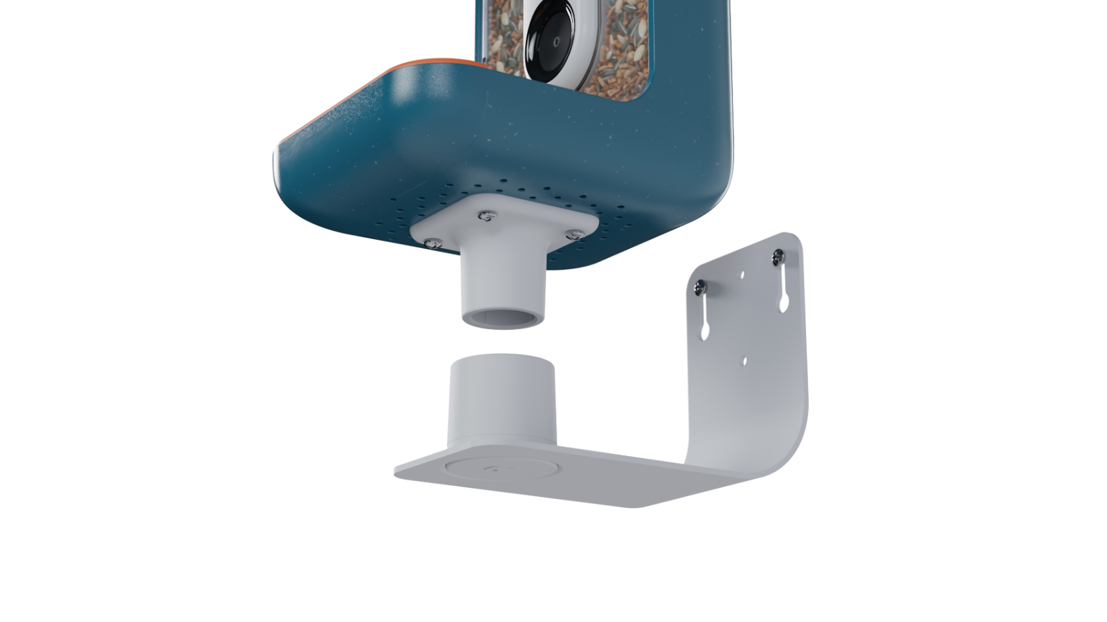 Birdbuddy Easy Install and Swivel Design Wall-Mount Smart Bird Feeder ...