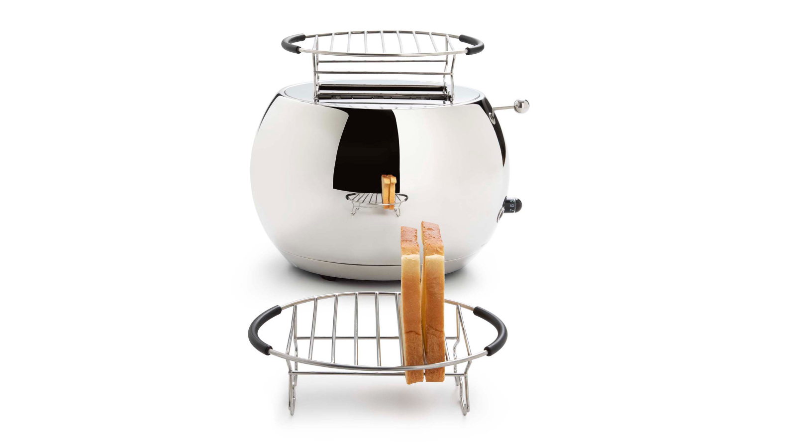 Bugatti Romeo Toaster - Chrome | Harvey Norman