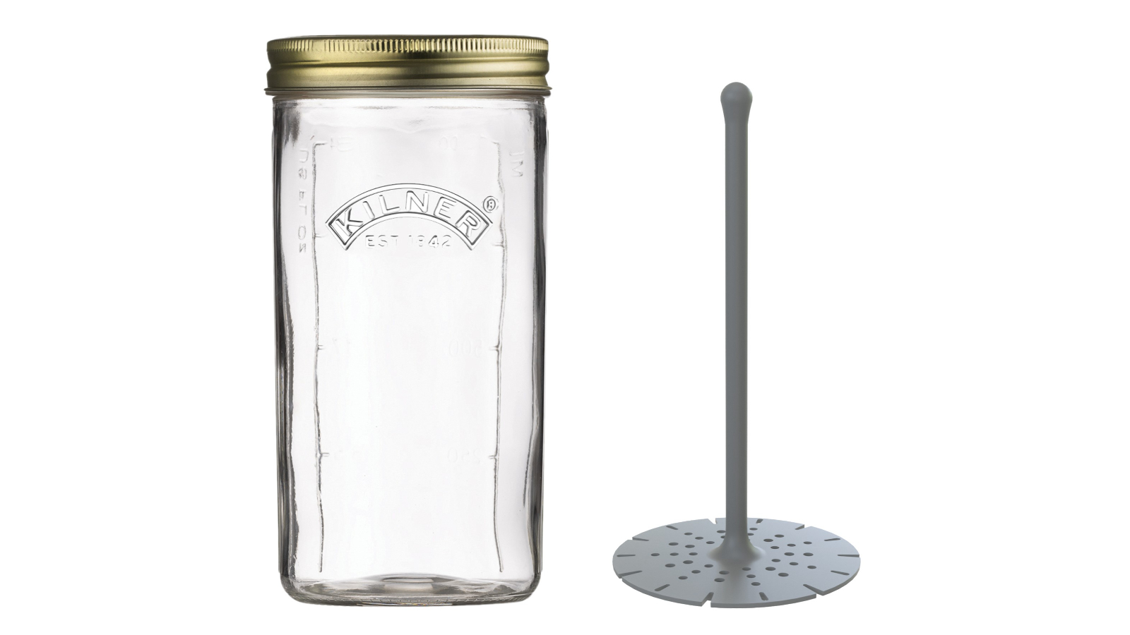 Kilner Pickle Jar with Lifter - 1 Litre | Harvey Norman