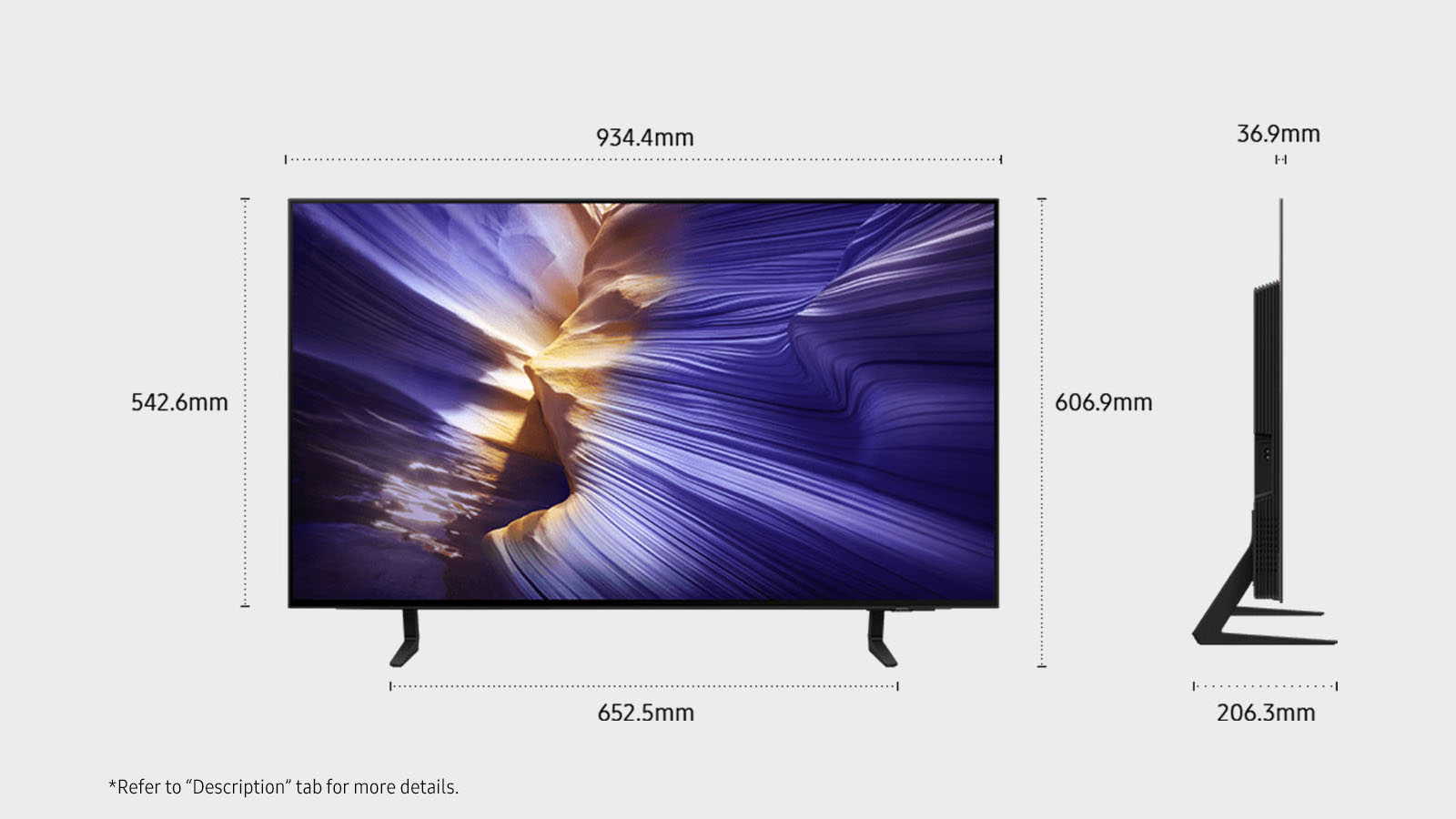 Samsung 42-inch S90F OLED 4K Vision AI Smart TV | Harvey Norman