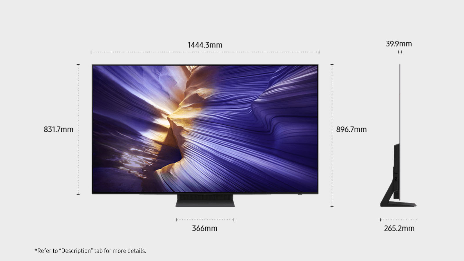 Samsung 65-inch S90F OLED 4K Vision AI Smart TV | Harvey Norman