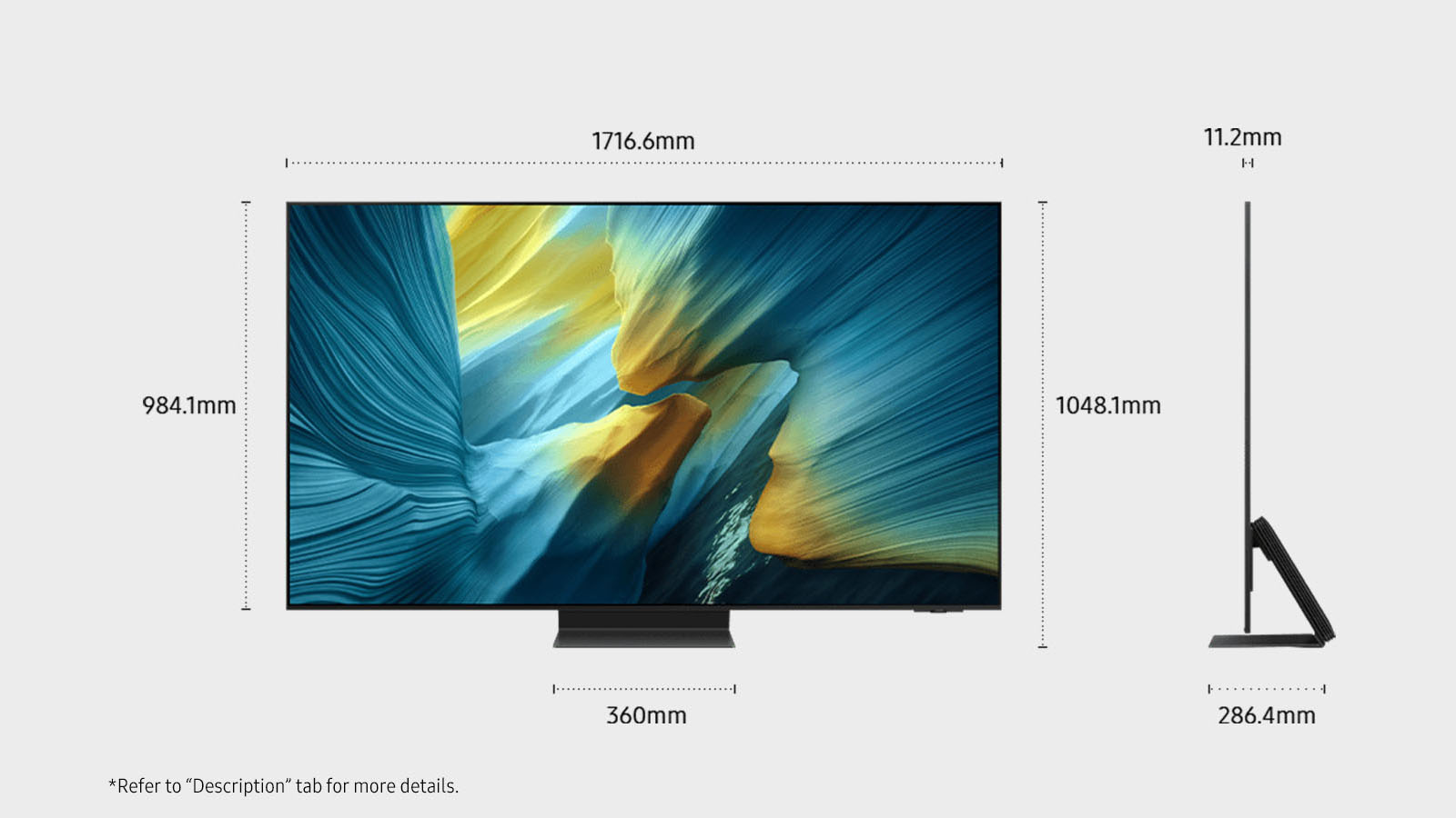 Samsung 77-inch S95F 4K OLED Smart AI TV | Harvey Norman