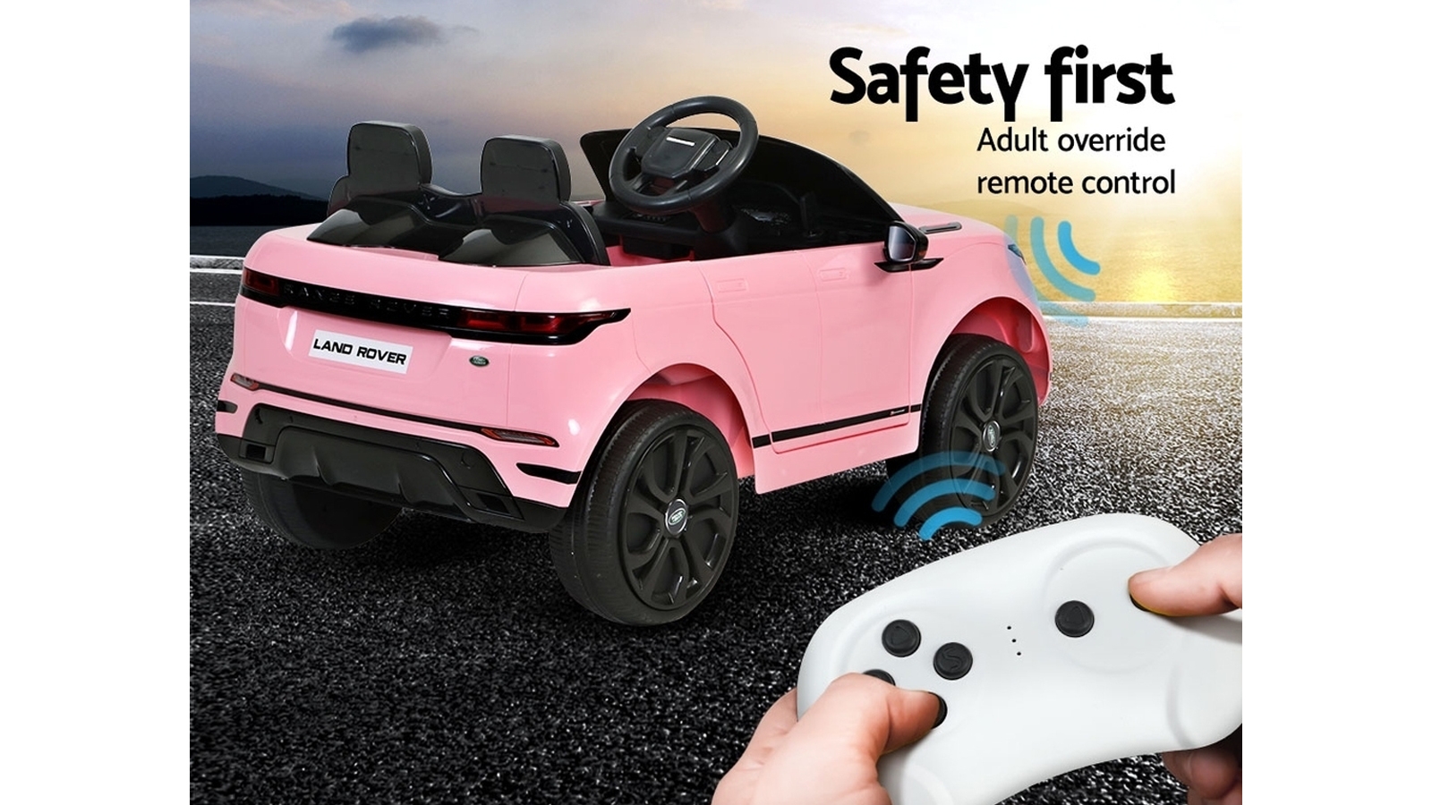 Rigo Licenced Range Rover Kids Ride-On Car - Pink | Harvey Norman