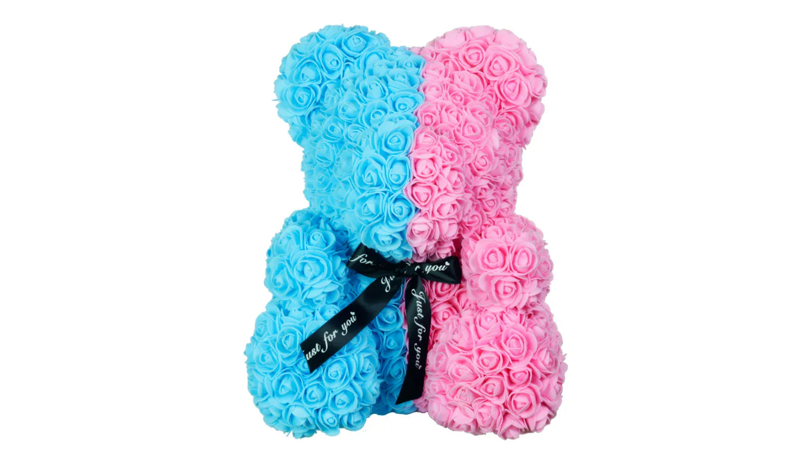 NNEOBA Symbol of Enduring Love Eternal Rose Flower Doll - Sky Blue/Pink ...