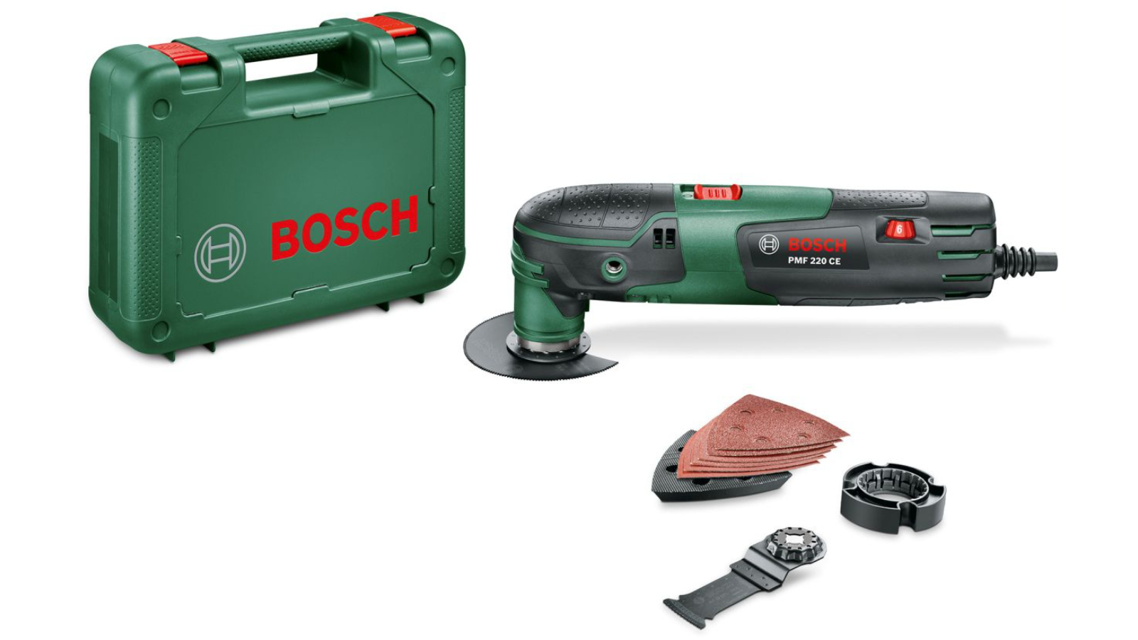 Bosch 220W Oscillating PMF 220 CE Multifuction Tool | Harvey Norman
