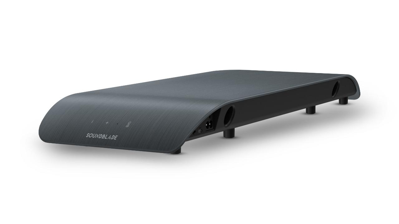 BlueAnt SoundBlade Under Monitor SoundBar - Charcoal | Harvey Norman