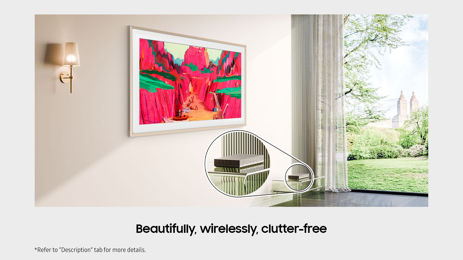 Samsung 75-inch Frame Pro Neo QLED 4K Mini LED TV | Harvey Norman