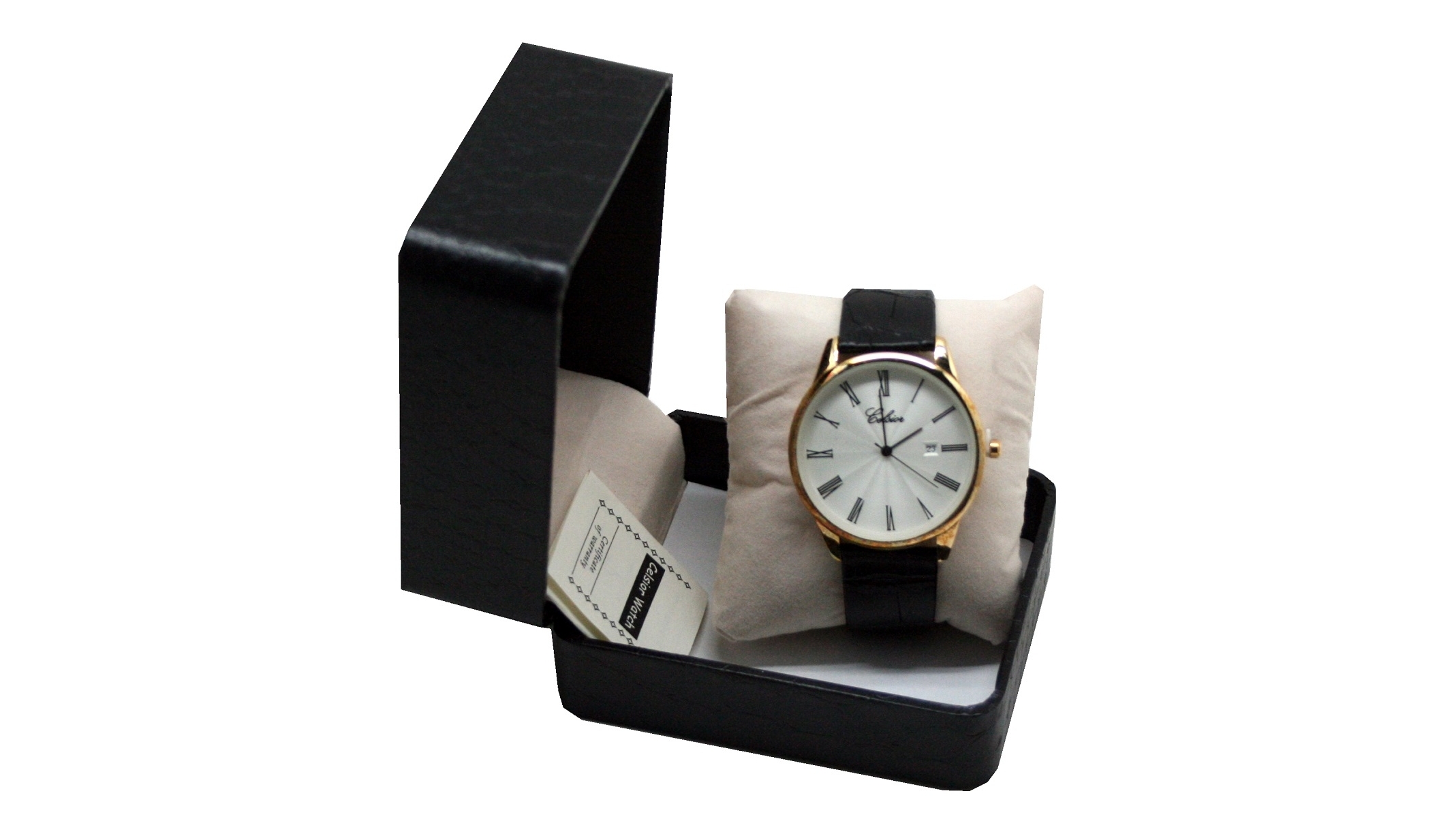 Celsior Men's Gold Watch With White Face | Harvey Norman