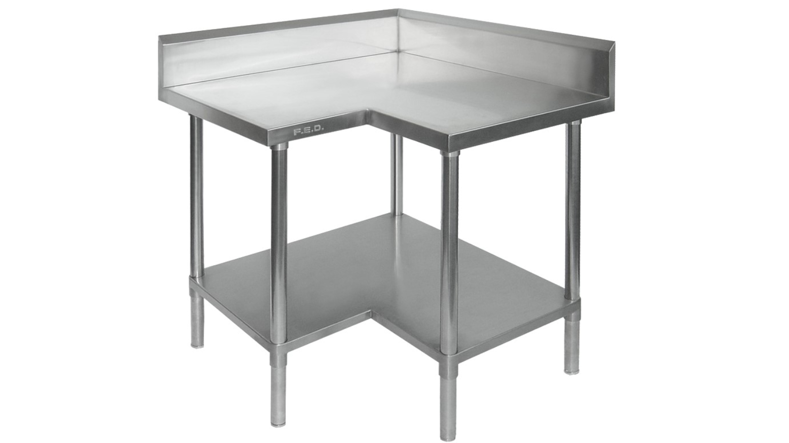 ModSys Commercial Economic Stainless Steel Corner Workbench with ...