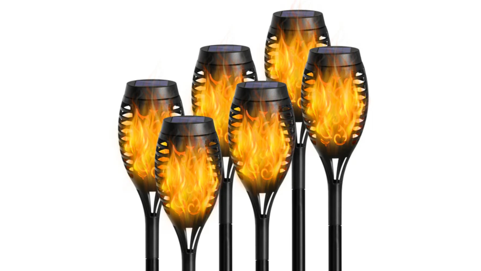 Advwin Pack of 6 Solar Torch Light | Harvey Norman