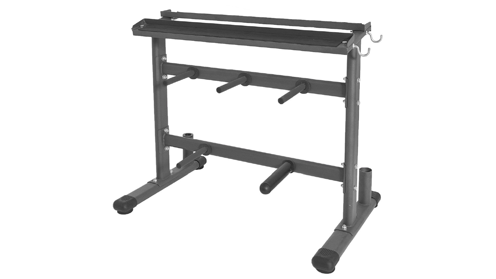 Orbit Fitness Versatile Dumbbell Plate Bar and Accessory Rack | Harvey ...