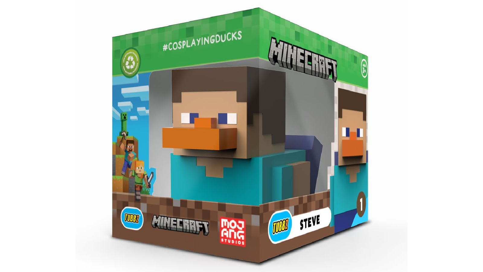 Numskull Minecraft Tubbz Boxed - Steve | Harvey Norman
