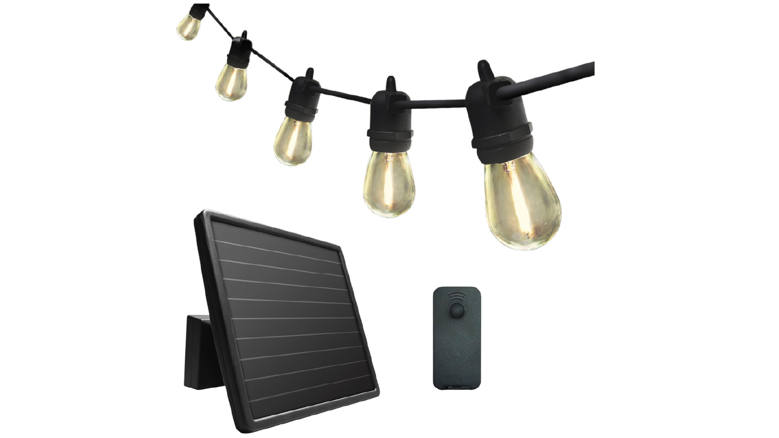 Sunforce 15 Bulbs 10.6M Remote Control Solar Outdoor Lights | Harvey Norman