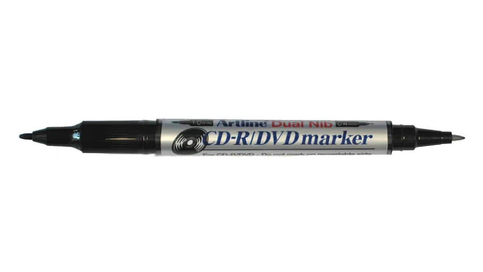 Latestbuy 12 Piece of Artline CD-R Dual Tip Market - Black | Harvey Norman