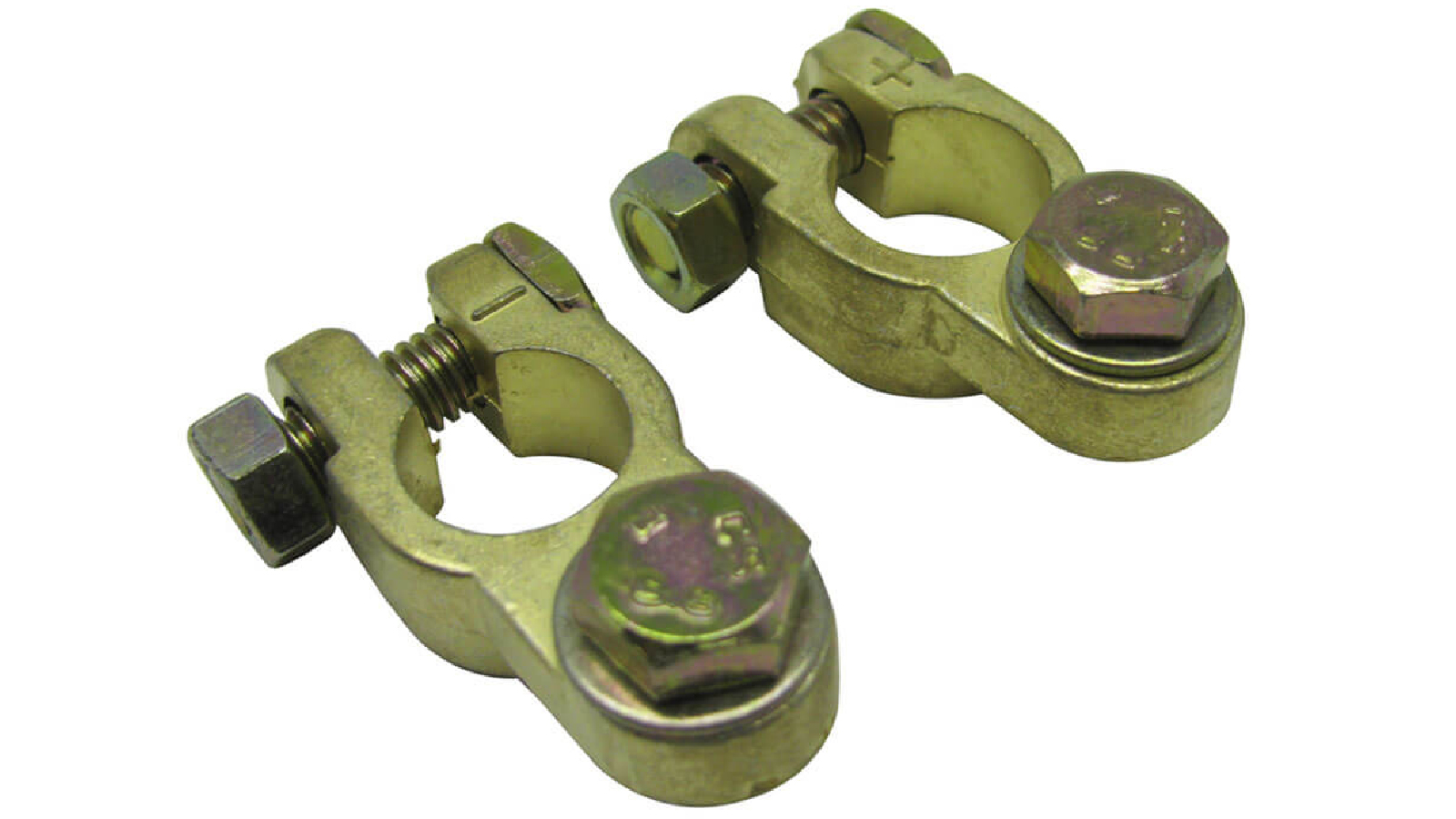 Latestbuy 1 Pair of Universal Bolt Type Battery Heavy Duty Terminals ...