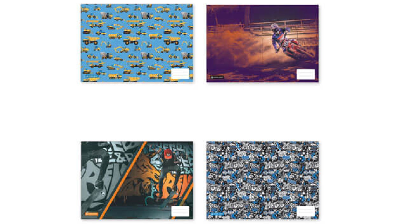 Latestbuy 24 Pack of A4 School Buzz Mixed Designs Book Covers - Boys ...