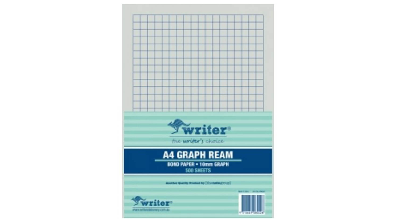 Latestbuy 500 Sheets Writer A4 1cm Graph Ruled Portrait Exam Paper ...