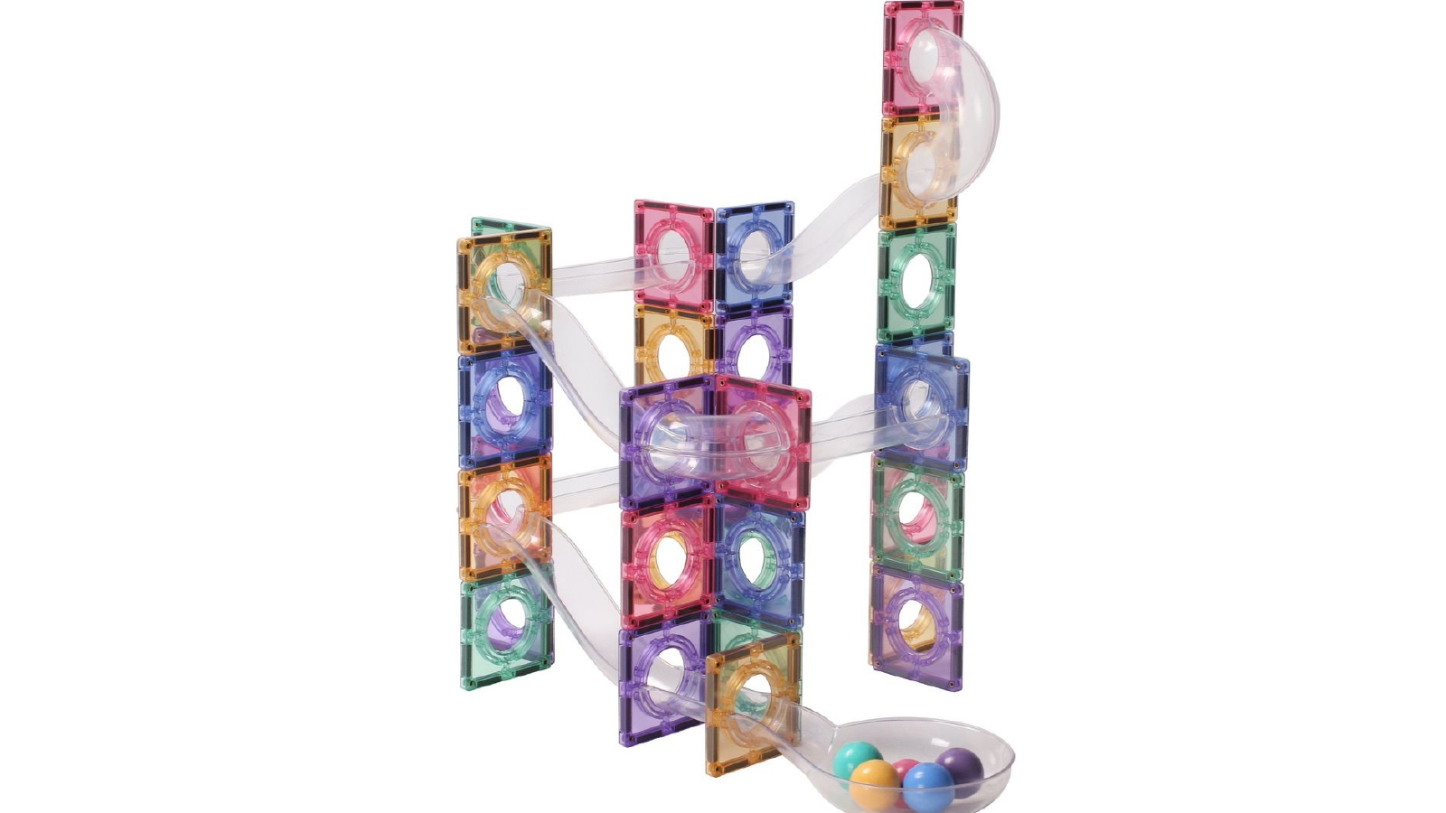 Jenjo Games 80 Piece Marble Pastel Run Set | Harvey Norman