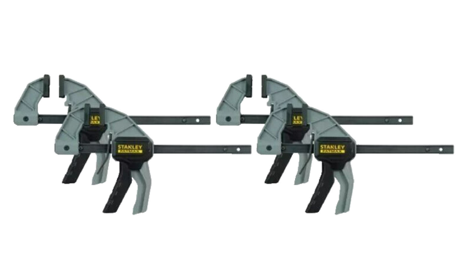 Stanley Fatmax 150mm Trigger Clamp 4 Piece Set Handheld Quick Release ...