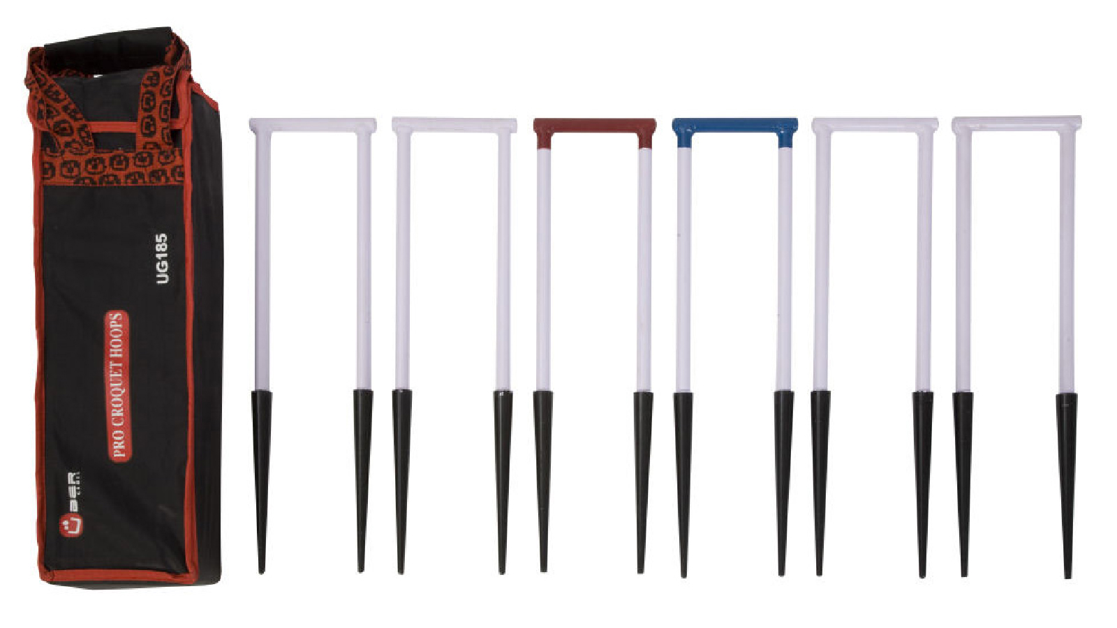 Uber 1.6cm Diameter Club Style Steel Croquet hoops | Harvey Norman