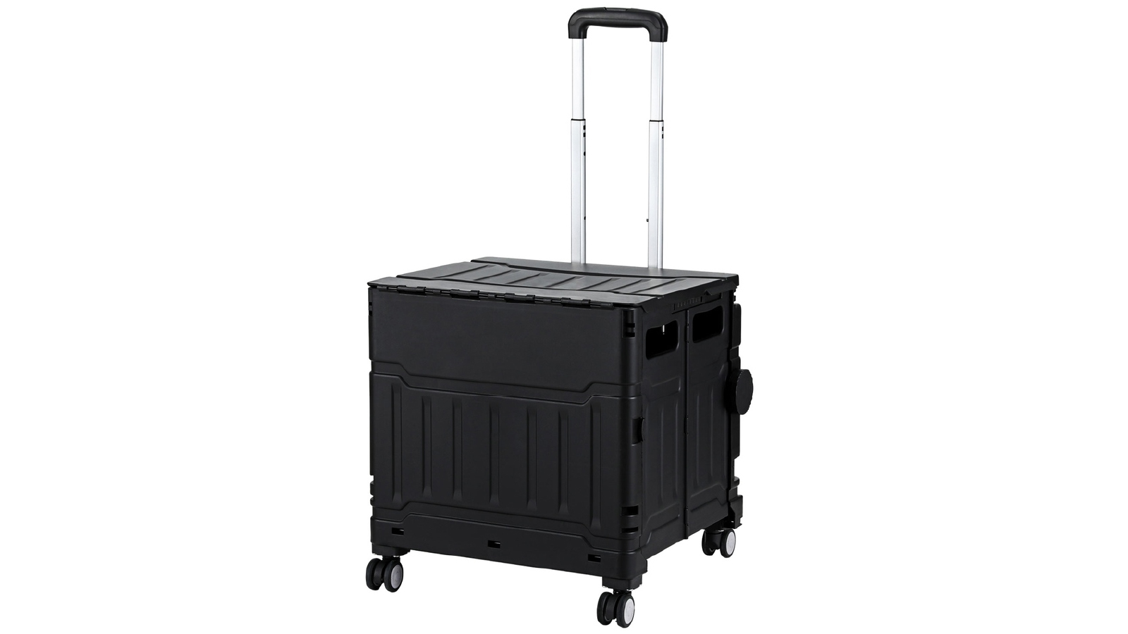 Emajin 75L Foldable Shopping Trolley Cart - Black | Harvey Norman