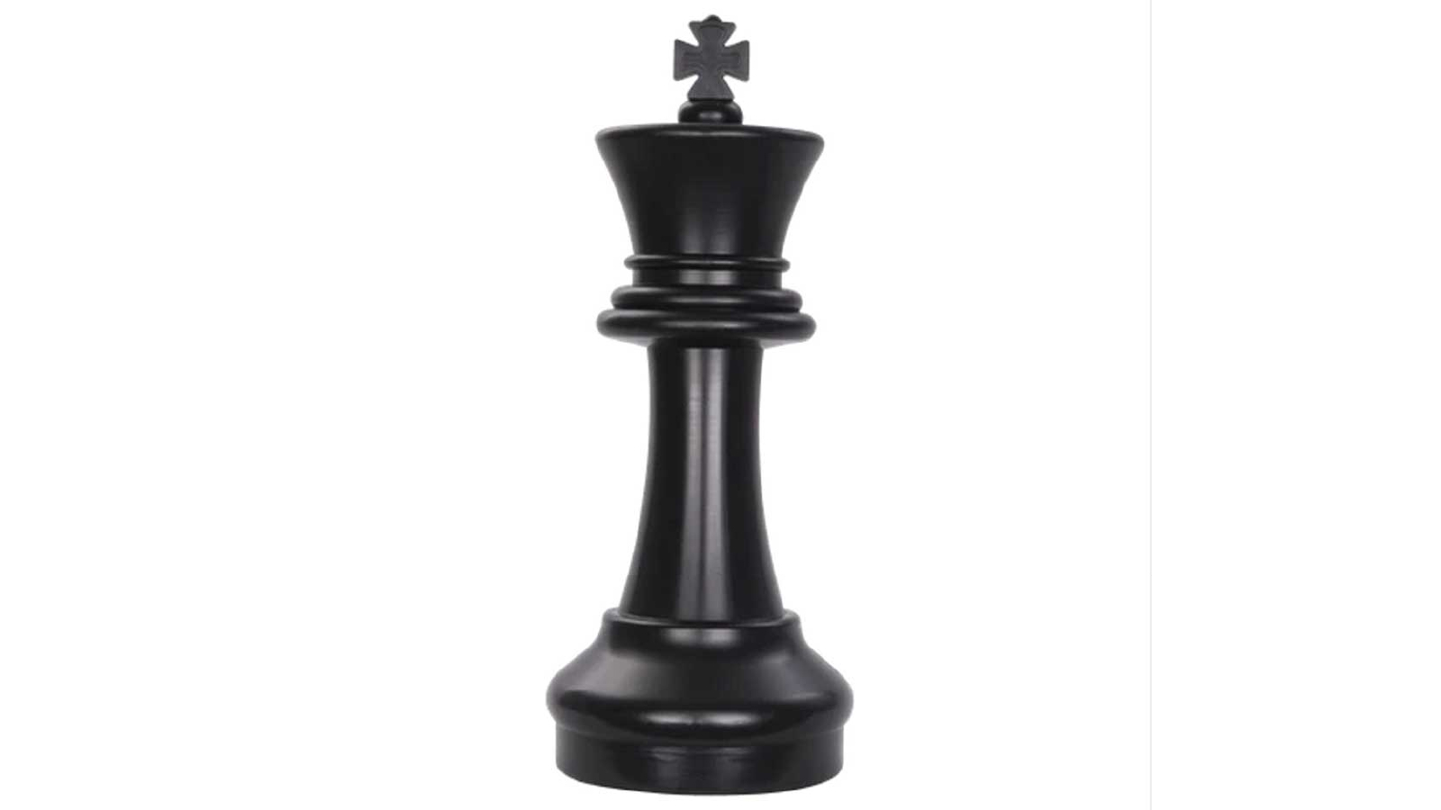 Yardgames Medium King From a 40cm Chess Set - Black | Harvey Norman