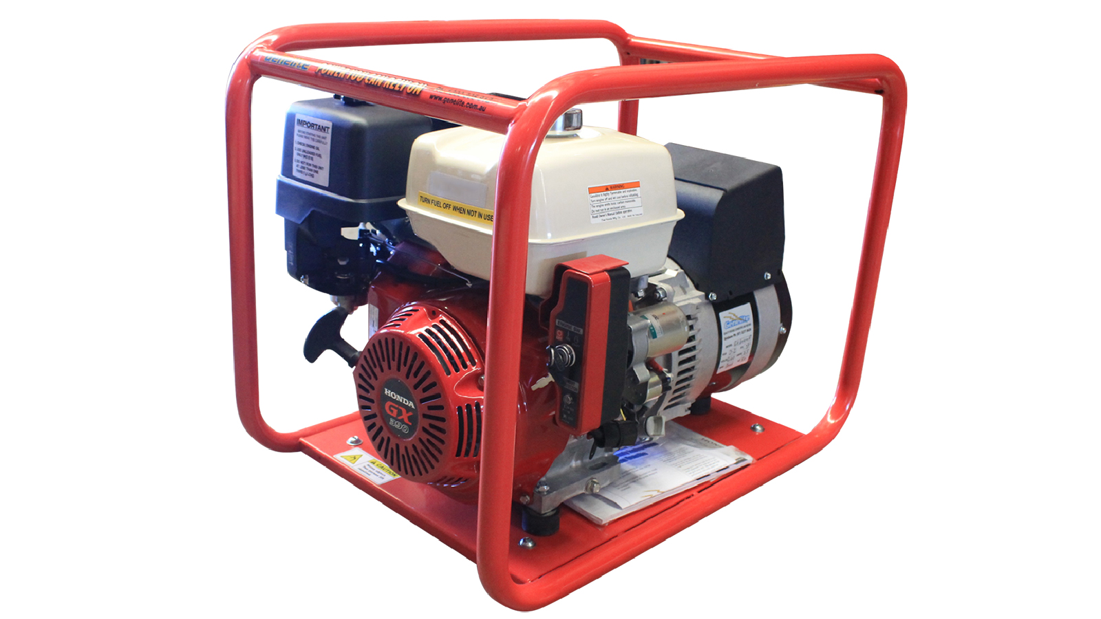 Honda 8.0kVA Honda Powered Petrol Single Phase AVR Generator | Harvey ...