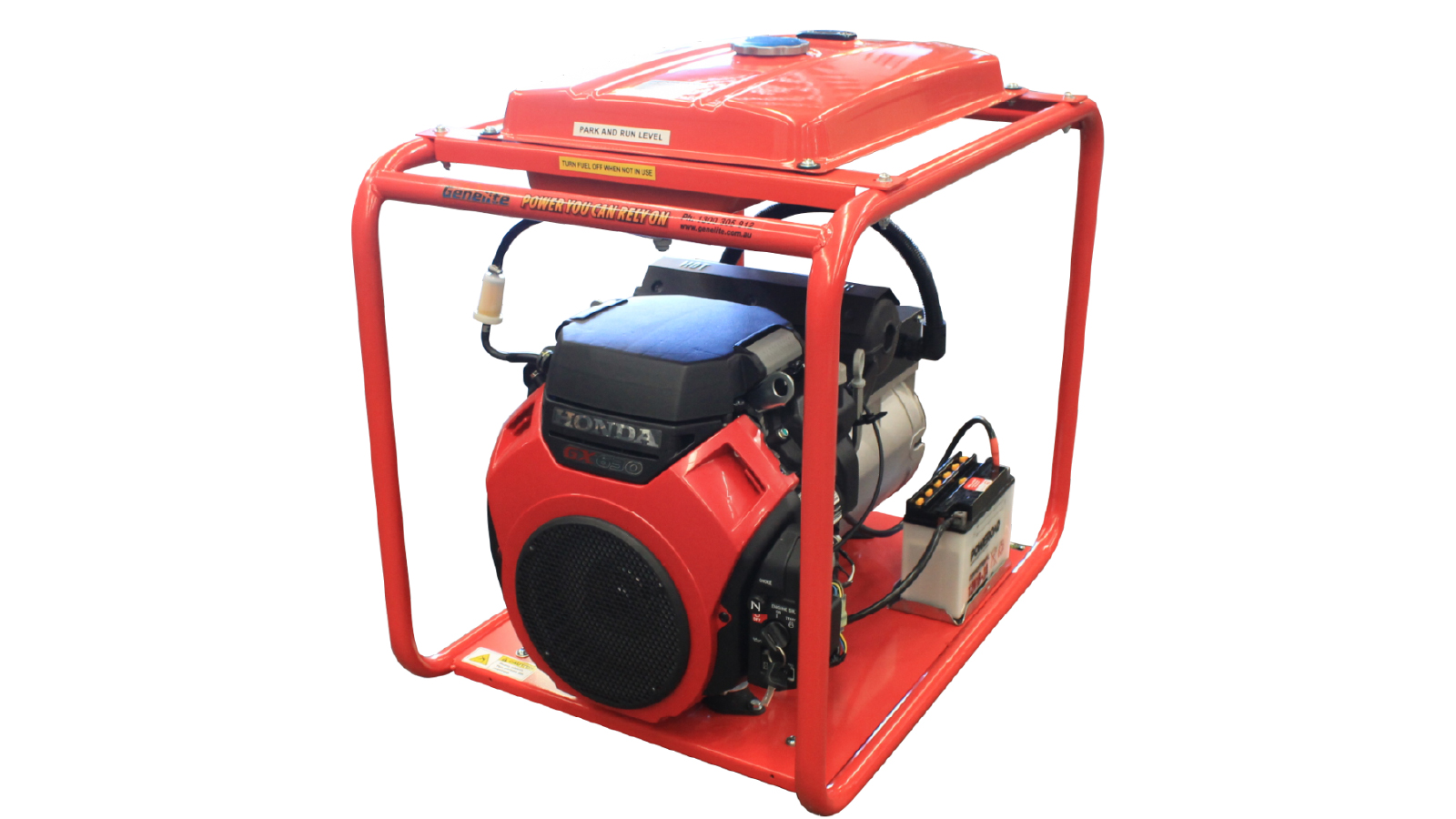 Honda 11.0kVA Honda Powered Petrol Single Phase AVR Generator | Harvey ...