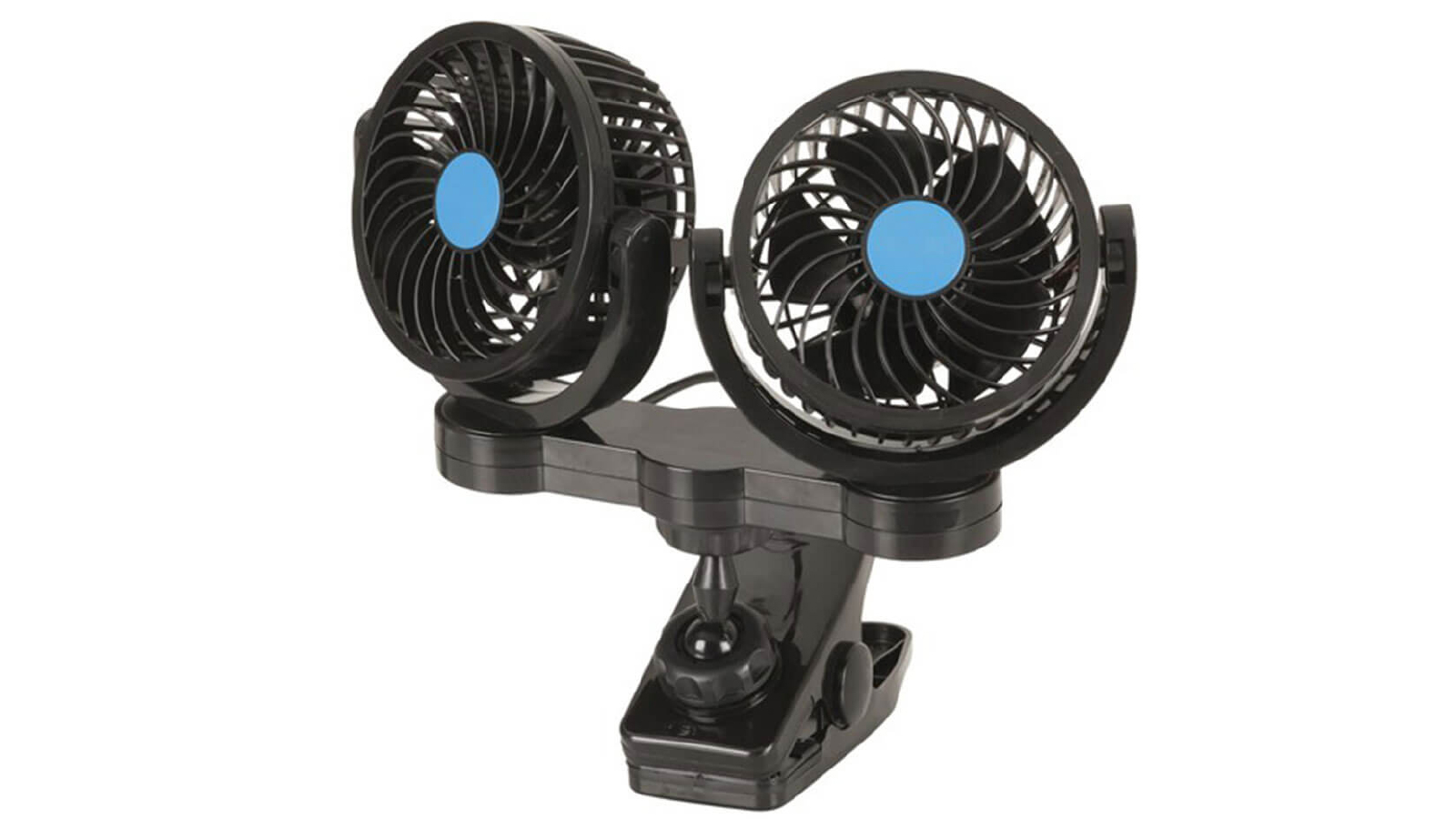 Latestbuy Dual 100mm 12V Fans with Clamp Mount | Harvey Norman