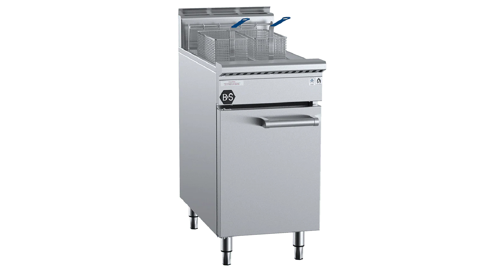 B+S Black Split Pan Turbo Fryer Natural Gas | Harvey Norman