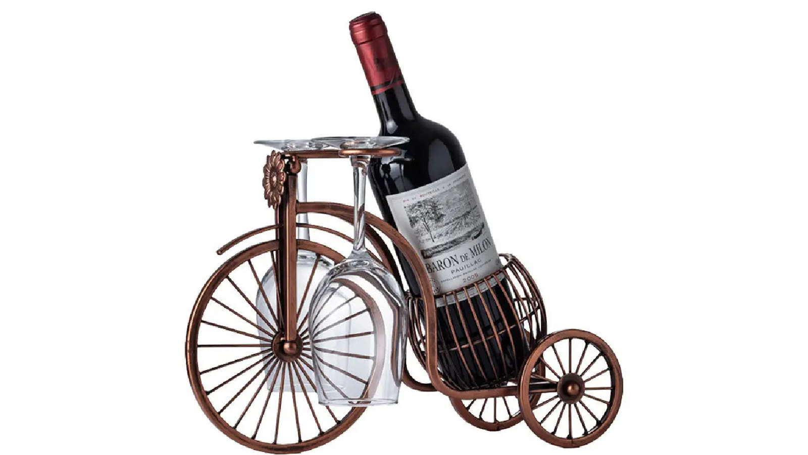 TM European Style Vintage Carriage Wine Rack | Harvey Norman