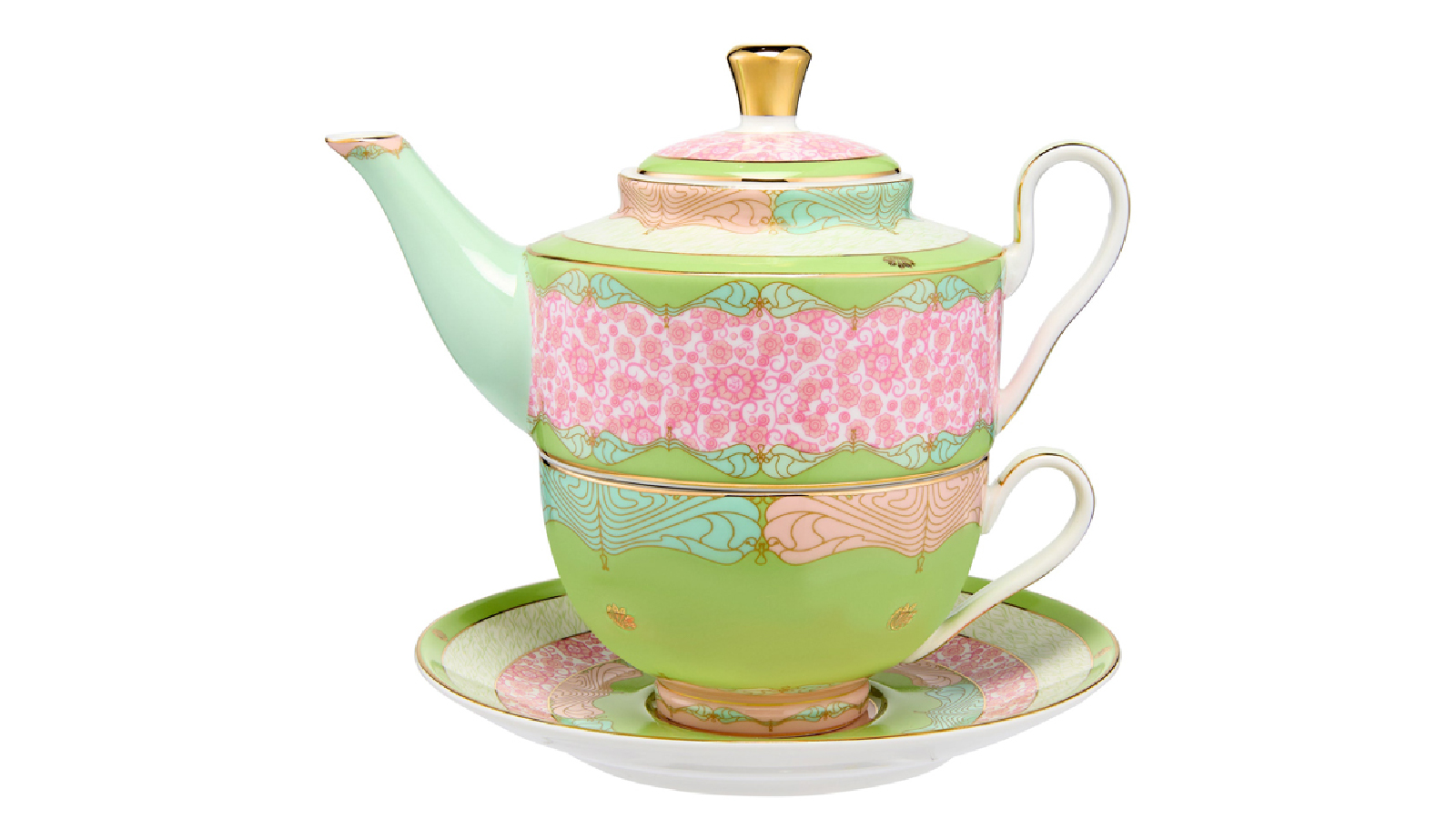 Maxwell and Williams Wicked Pink with Green Tea for One with Infuser ...