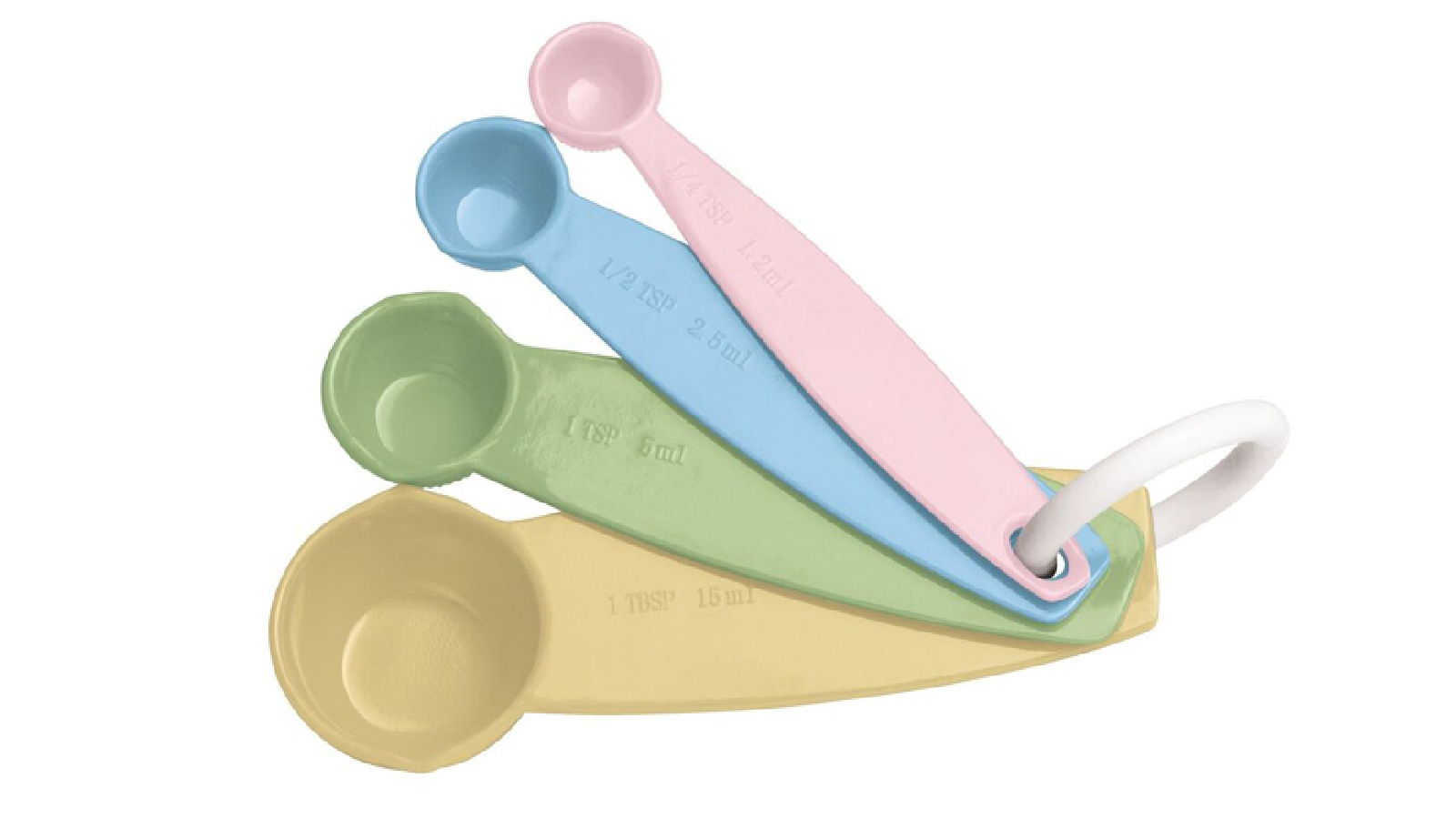 Cuisena 4 Piece of Melamine Measuring Spoon Set | Harvey Norman