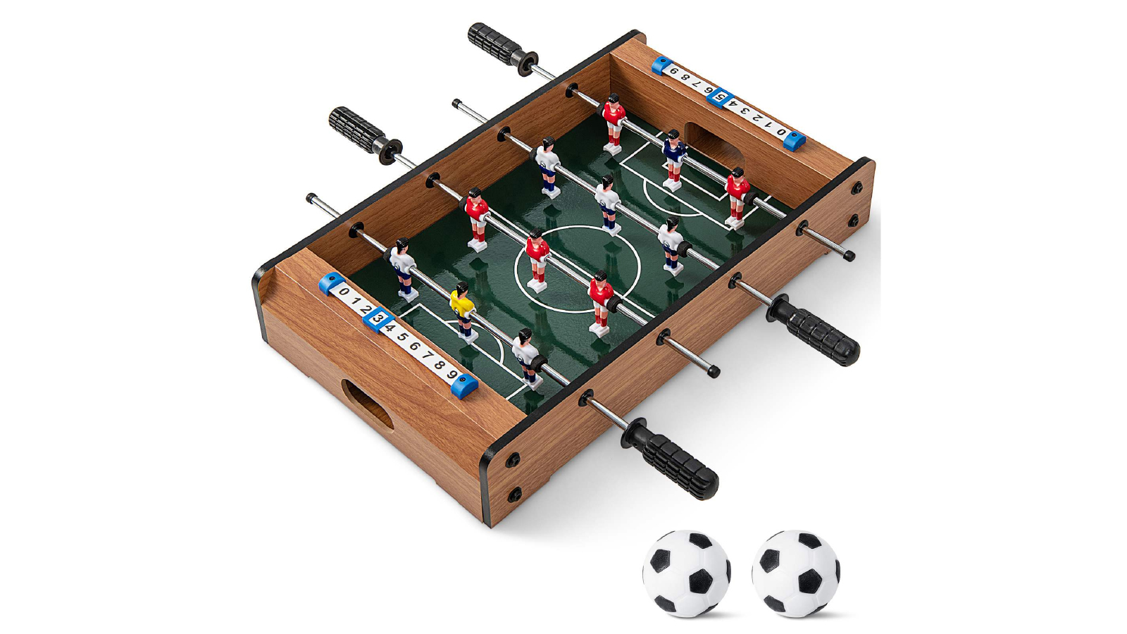 Costway Foosball Table Soccer Gaming Desk Football Game Set | Harvey Norman