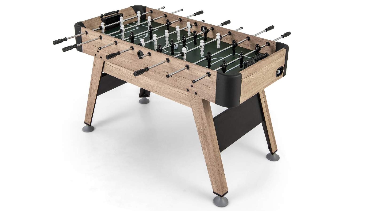 Costway Foosball Table Arcade Soccer Game Table with 2 Balls and 26 ...