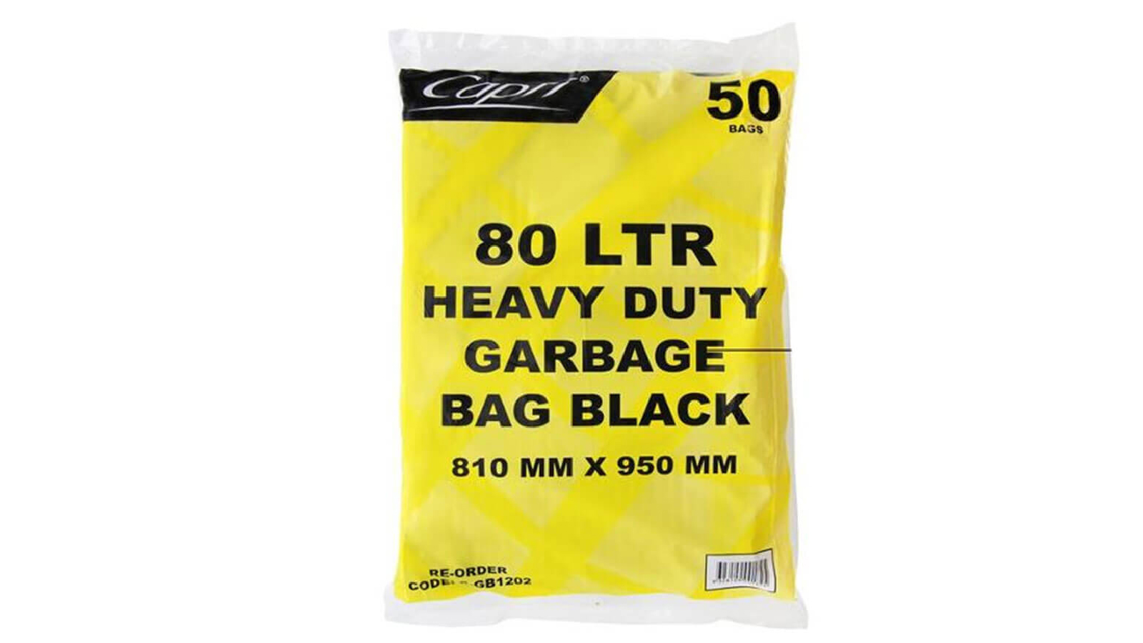 Latestbuy 50 Pack of FPA 80L Garbage Bags - Black | Harvey Norman