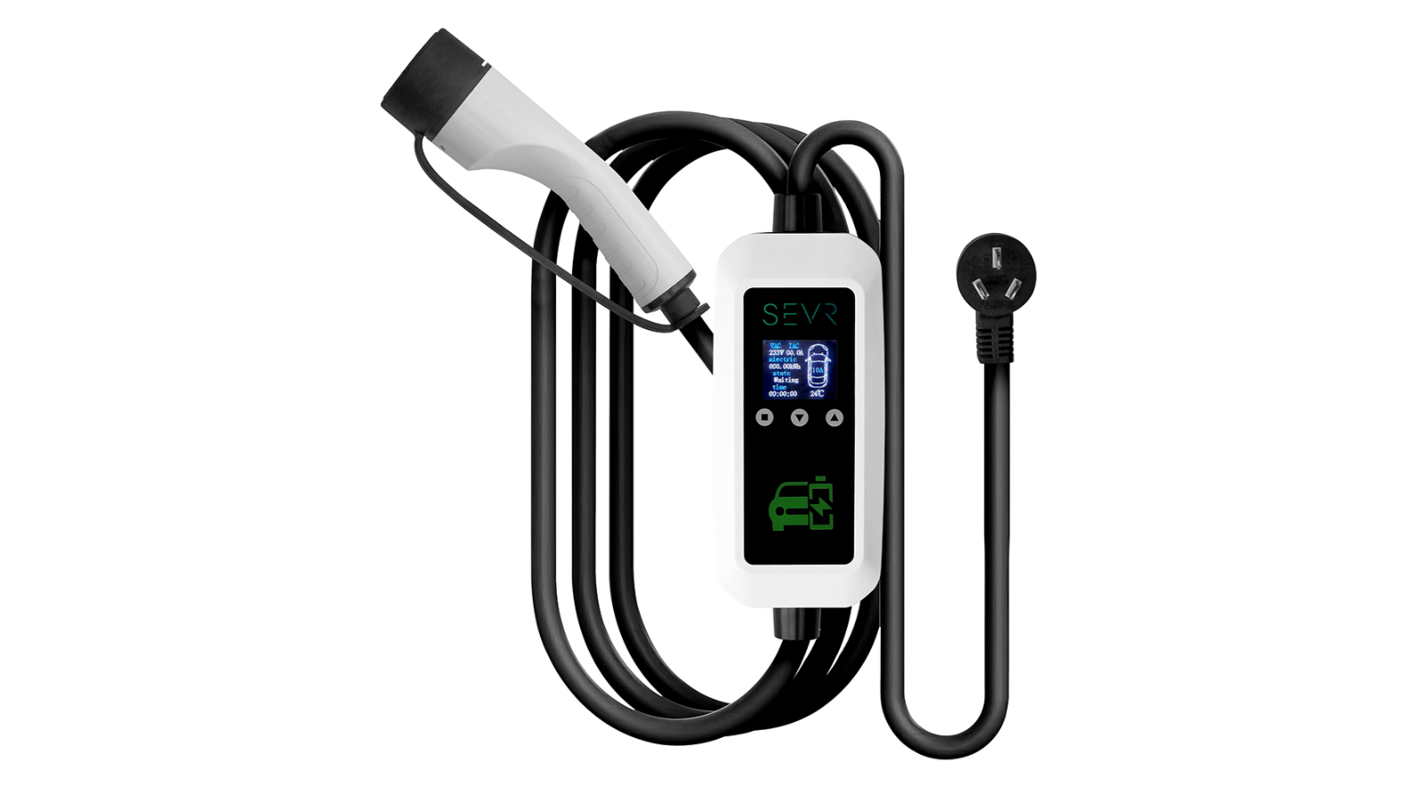 SEVR EV Portable Charger with 10A Australian Plug | Harvey Norman