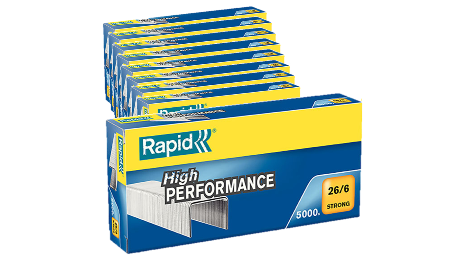 Rapid Box of 10 5000 Bulk Strong 26/6 Staples | Harvey Norman
